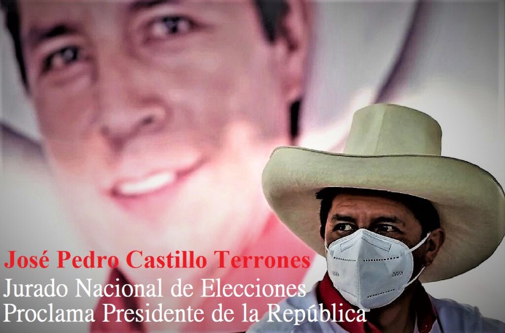 José Pedro Castillo Terrones, fue proclamado Presidente de la República ...