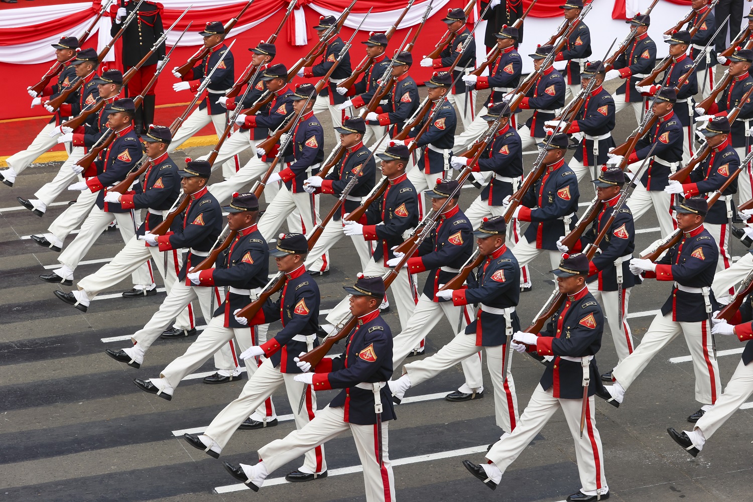 Gran Parada y Desfile Cívico Militar con ocasión del 202° aniversario ...