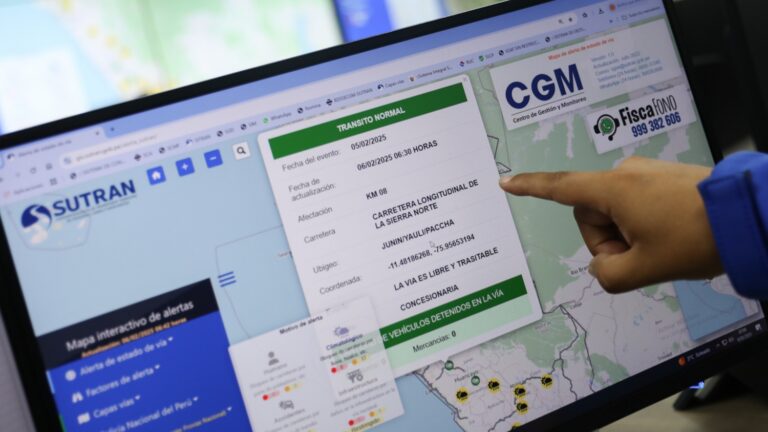 MTC: Mapa Interactivo Alertas de la Sutran opera las 24 horas para reportar el estado del ...