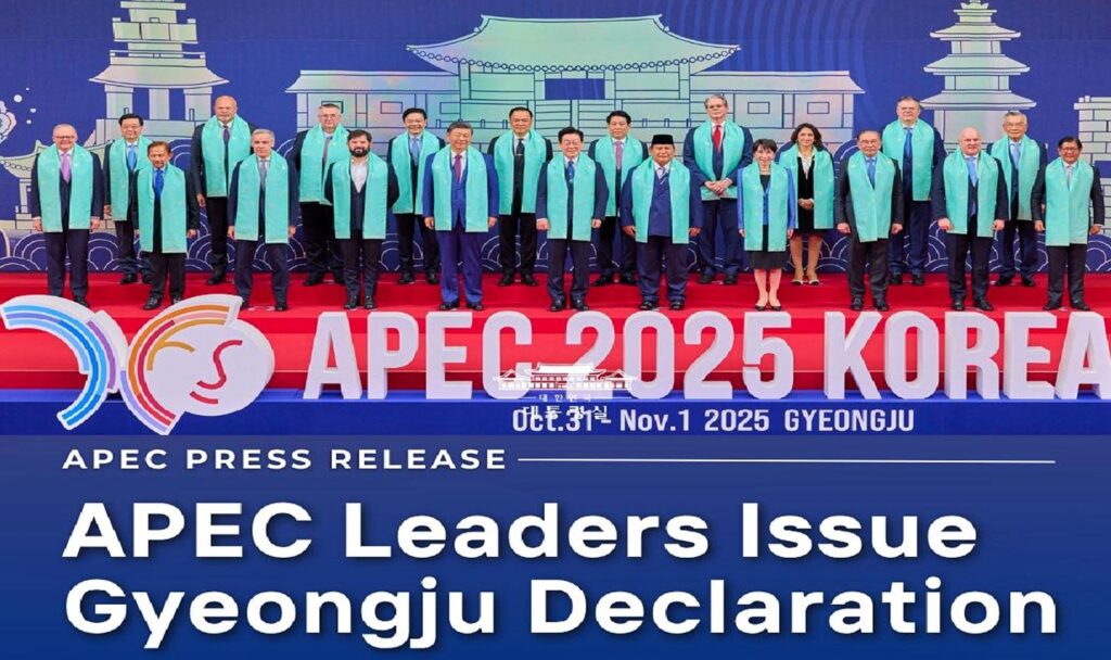 Declaración de Gyeongju de los líderes de APEC 2025. – Agencia Peruana ...