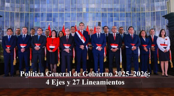 Gobierno oficializa Política General 2025-2026: “Transición democrática ...